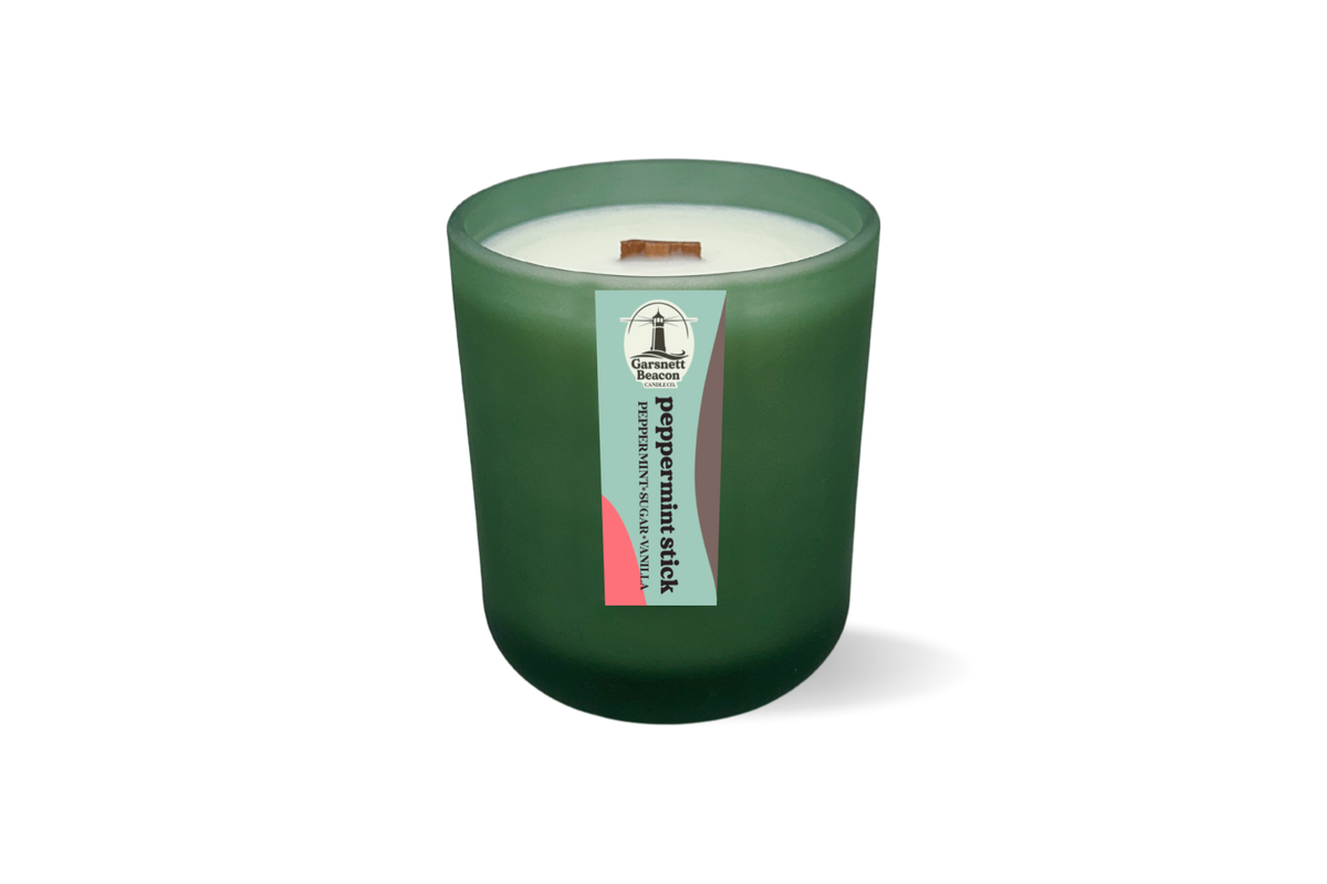 Peppermint Stick Candle - Peppermint, Sugar, Vanilla Scent – Garsnett ...